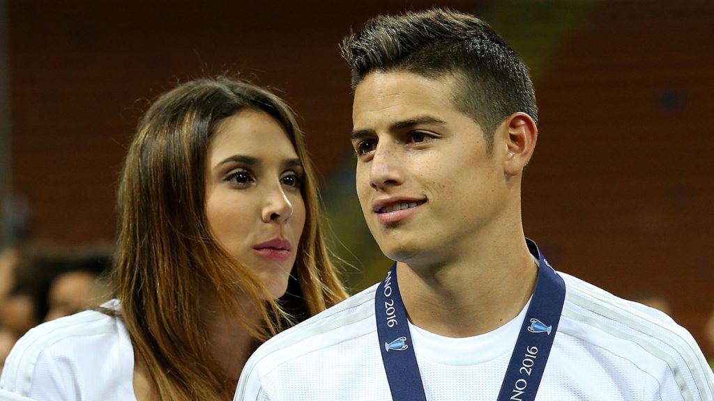 Daniela Ospina y James Rodríguez celebran una vez más con su hija
