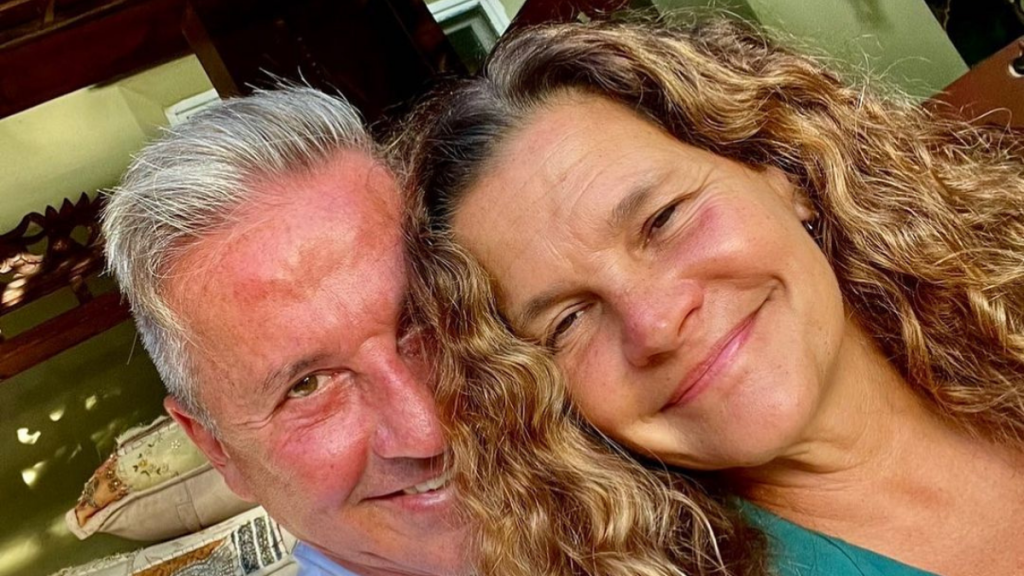 Ricardo Montaner y su esposa