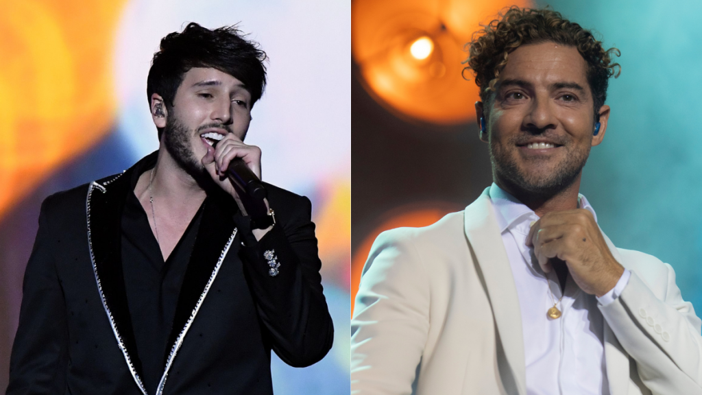 Sebastián Yatra y David Bisbal: fotos sin camisa
