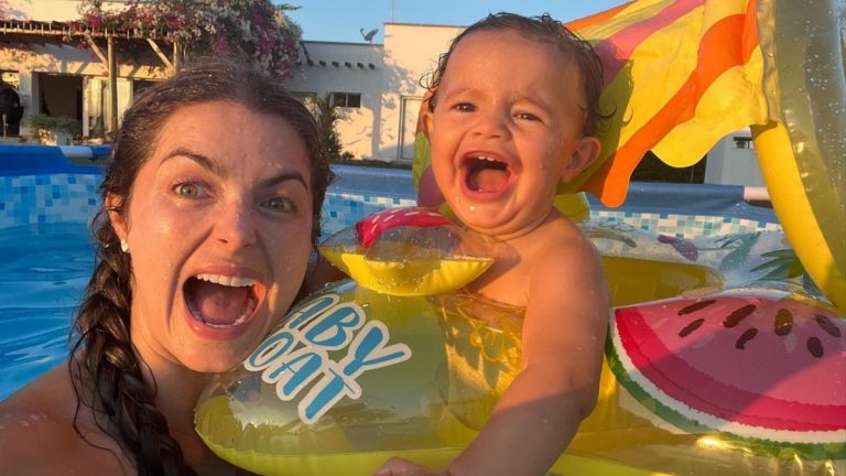 Cristina Hurtado y la primera travesura de su hijo