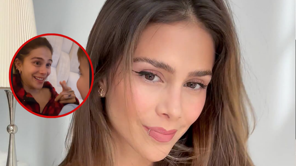 video de Greeicy Rendón junto a su hijo enamoró a todos; la risa del ...