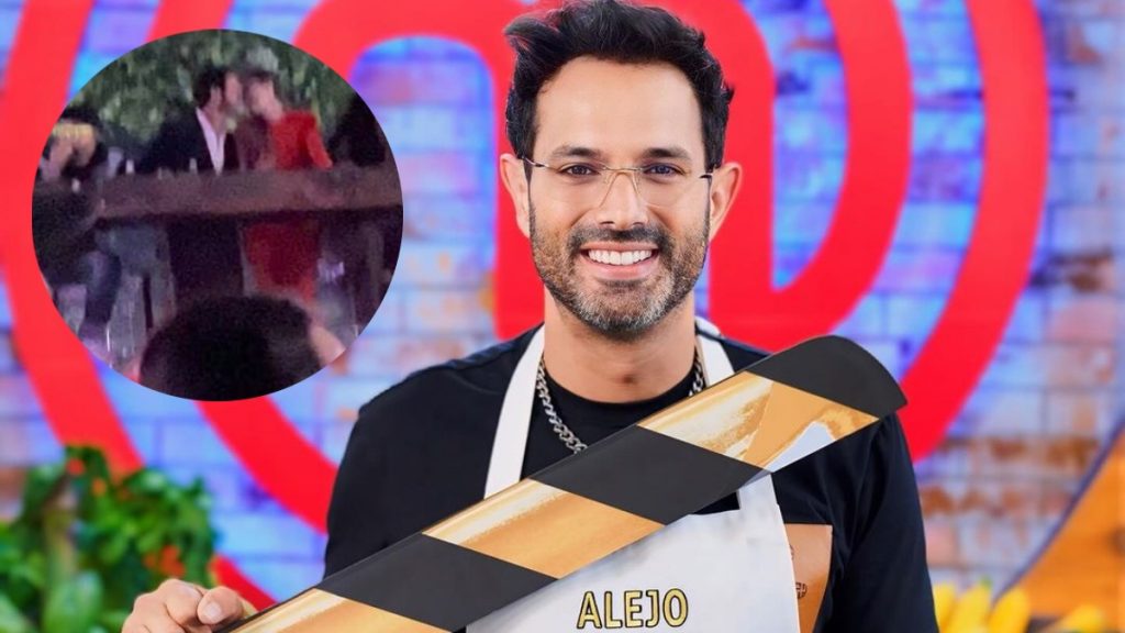 Alejandro Estrada se dejó ver cariñoso con participantes de MasterChef