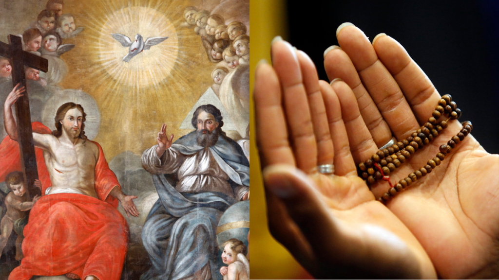 Oración para rezar a la Santísima Trinidad todos los días; acompáñala ...